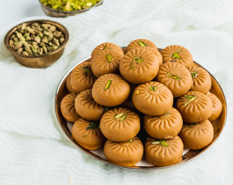 Mathura Peda | Traditional Indian Khoya Sweets | My Govinda's